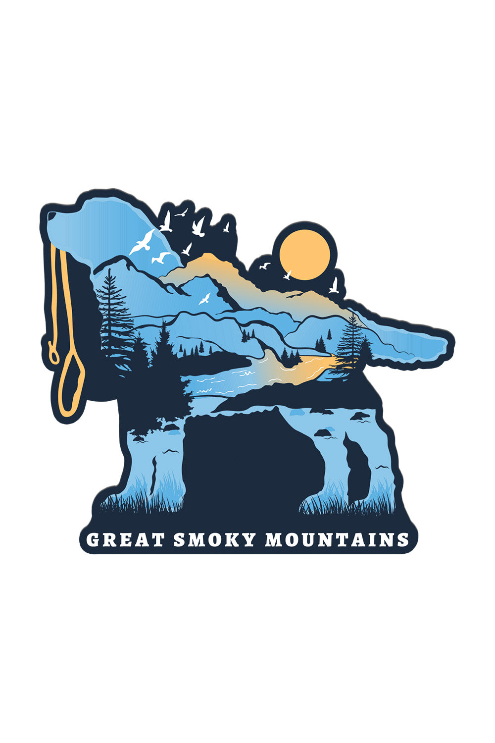 Moose Sticker – Smoky Mtn Clothing